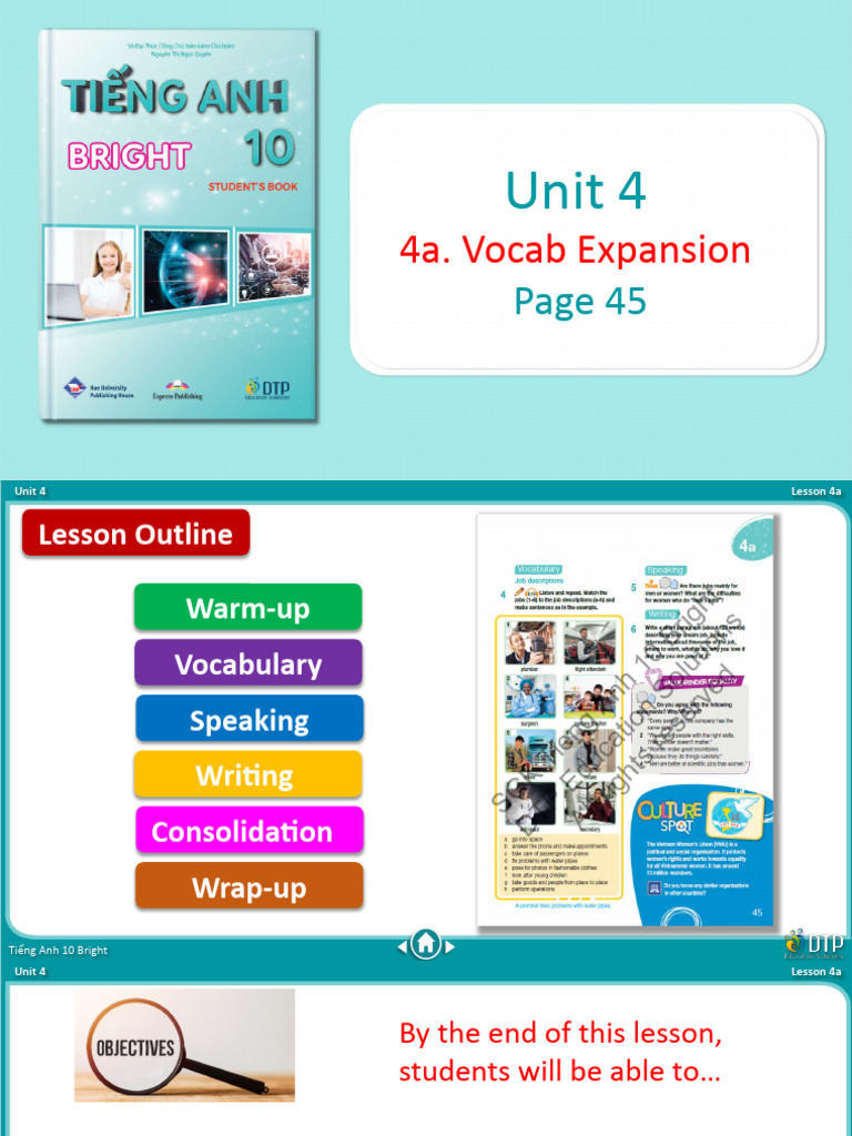 Unit 4.3 - Lesson 4a - Vocab Expansion - Page 45 | PDF | Career & Growth