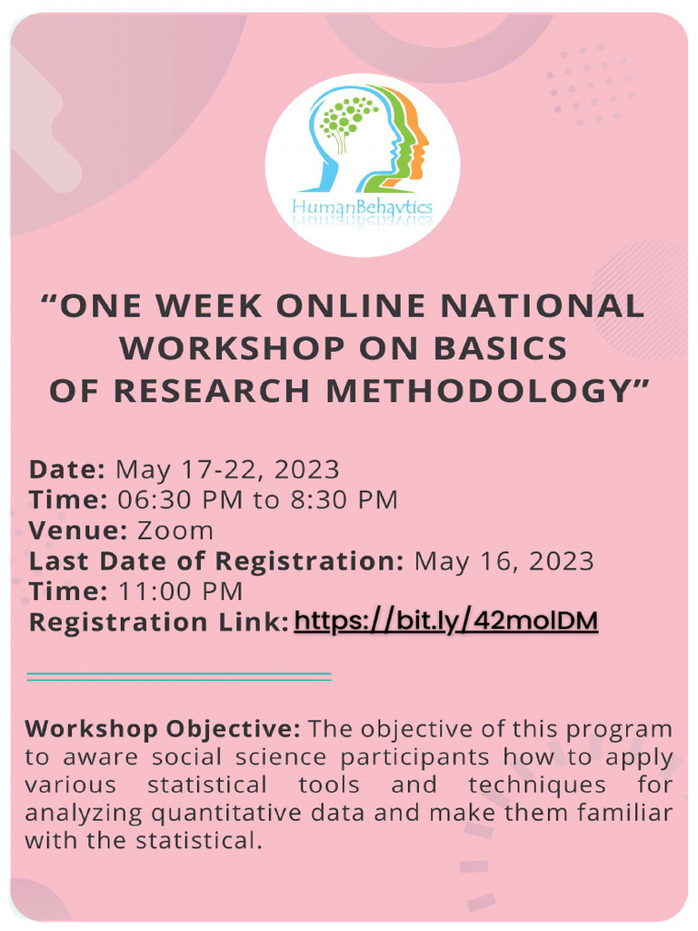 Workshop Brochure | PDF