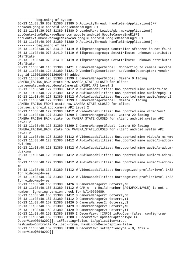 Log Cat 1718251720040 | PDF | Software | Computing