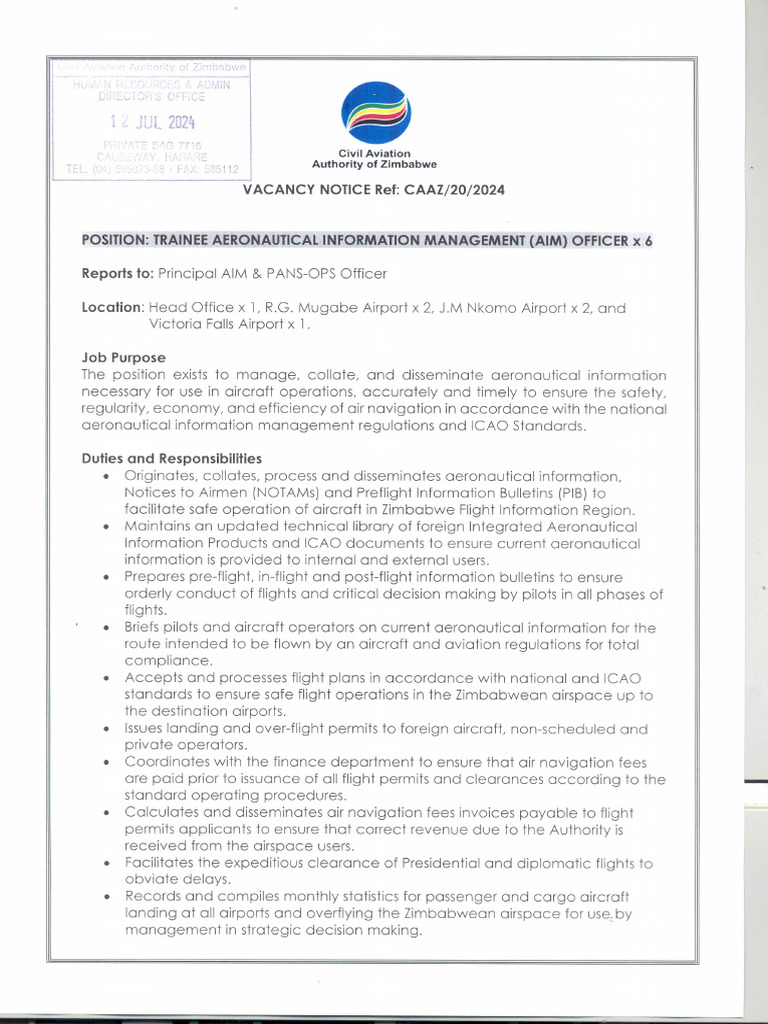 Trainee AIM Officers X 6 | PDF