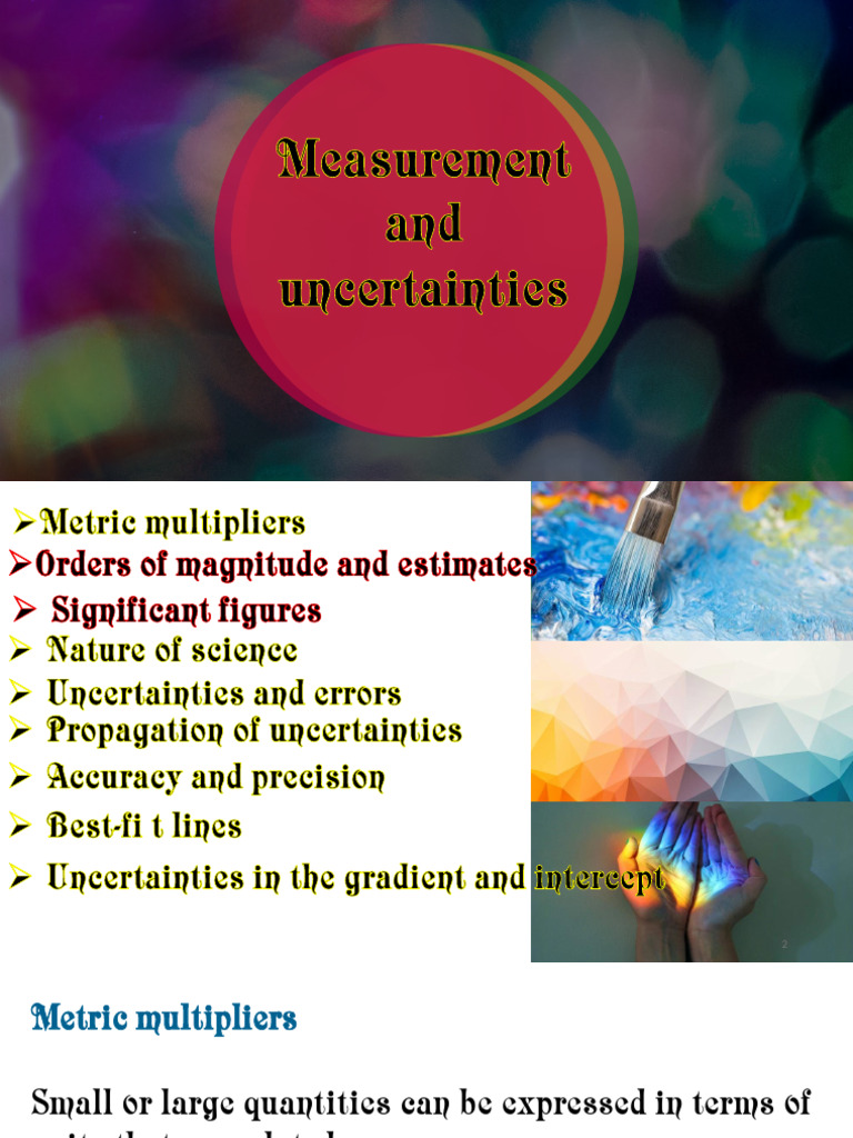 Physics Pdf Observational Error Significant Figures