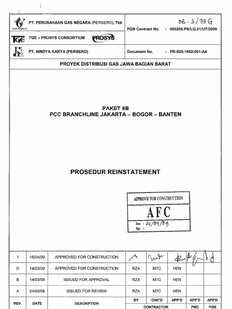 Pros - Reinstatement Rev.1 (Approved) | PDF