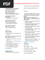 Items Used at Mass | PDF | Mass (Liturgy) | Eucharist