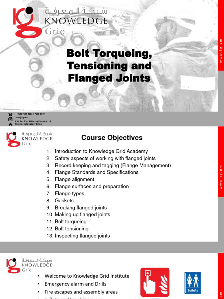 KGA - Bolt Tensioning and Torquing v1 2022 | PDF | Pipe (Fluid Conveyance) | Screw