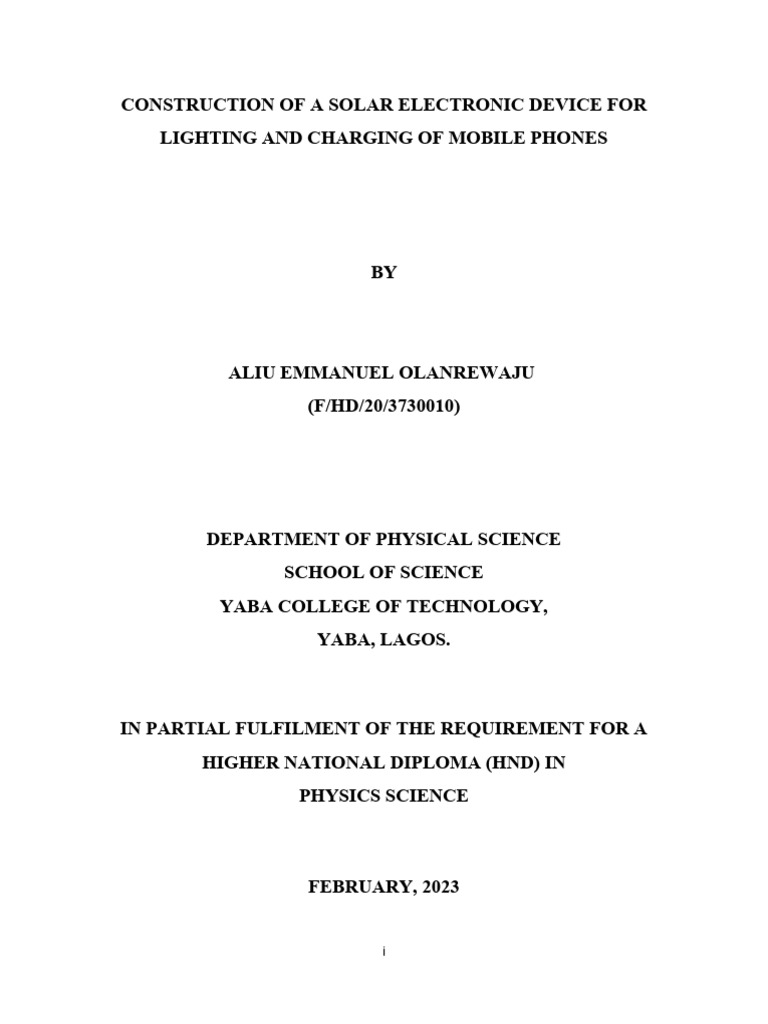 Solar Front Page | PDF | Photovoltaics | Direct Current