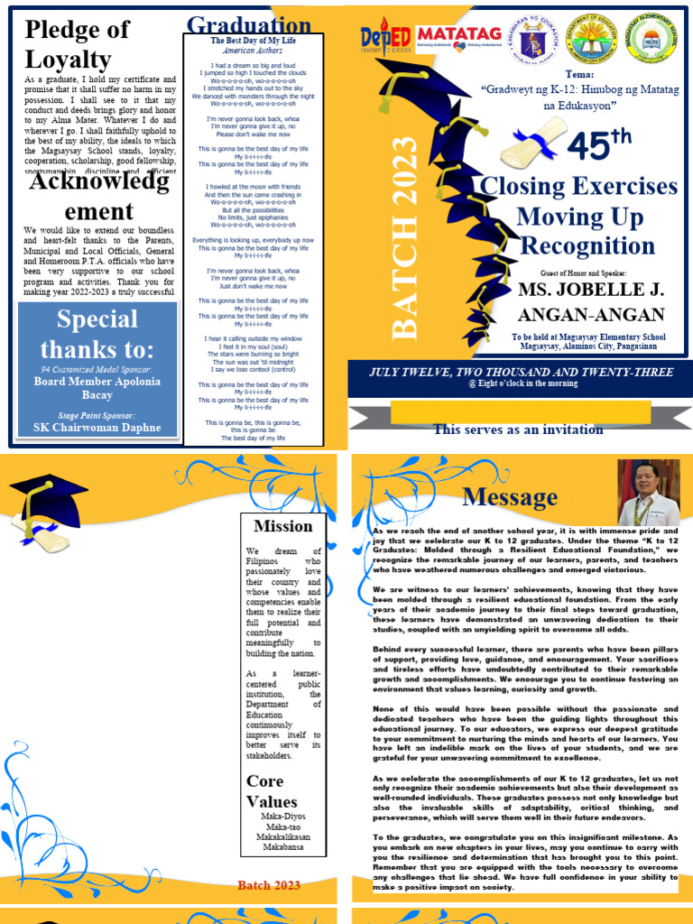 Grad Program Revised | PDF | Learning | Cognition