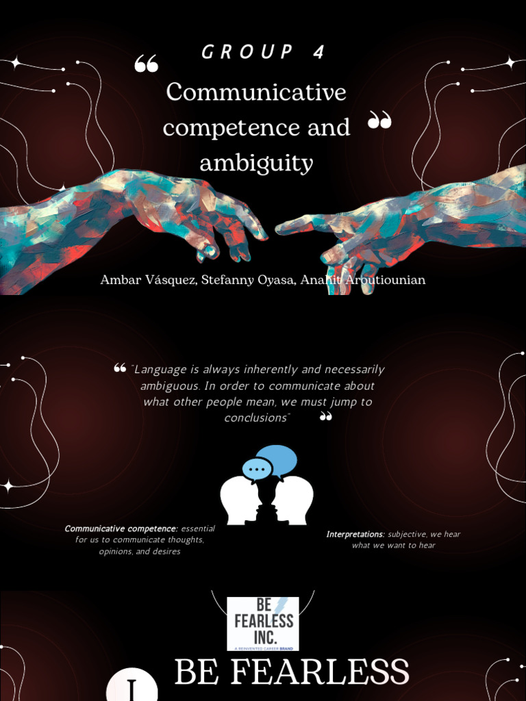 Communicative competence and ambiguity | PDF