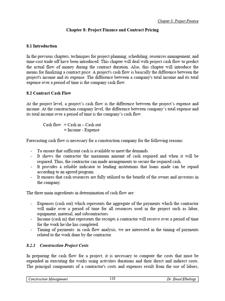 CM Project Finance | PDF | Interest | Expense