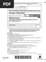 2410 WME01 - 01 IAL Mechanics M1 October 2024 PDF | PDF | Mass | Calculator