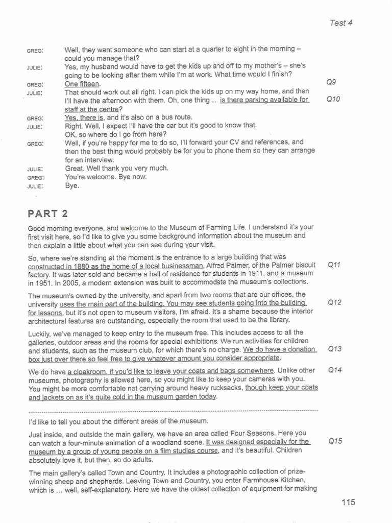 Listening 2 - Script | PDF