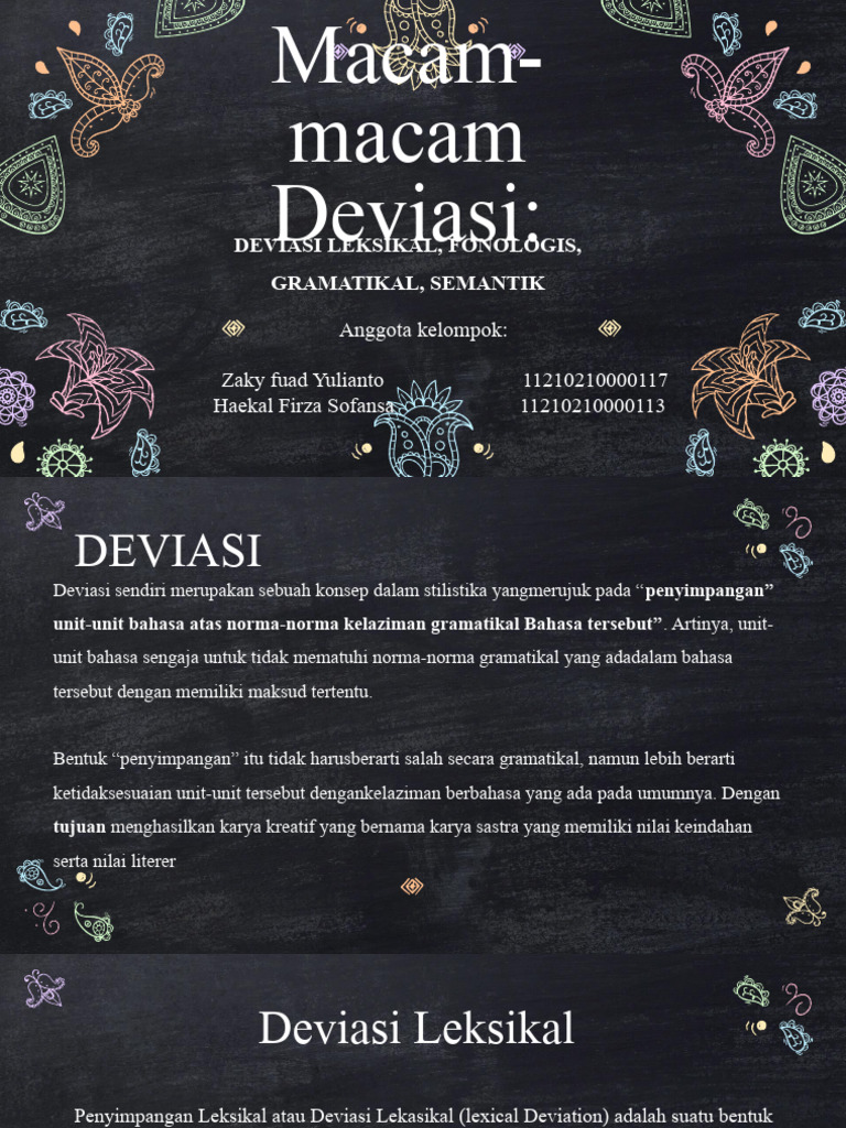 10 Macam-Macam Deviasi | PDF