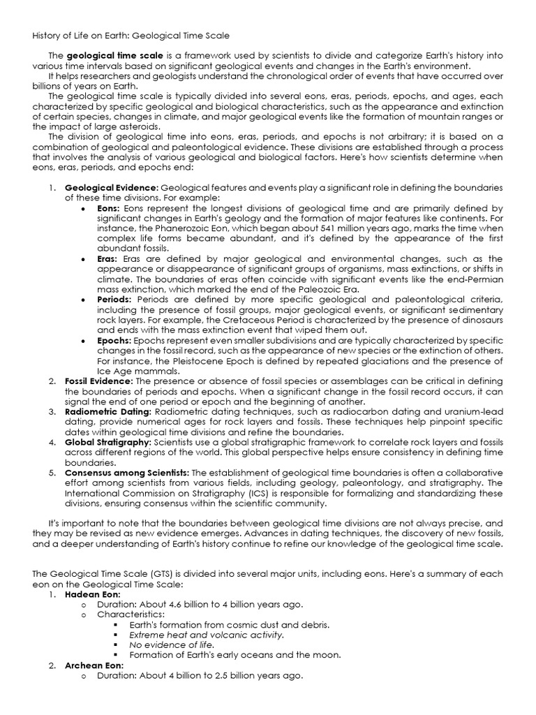 The-Geological-Time-Scale-activity-and-hand-out | Download Free PDF ...