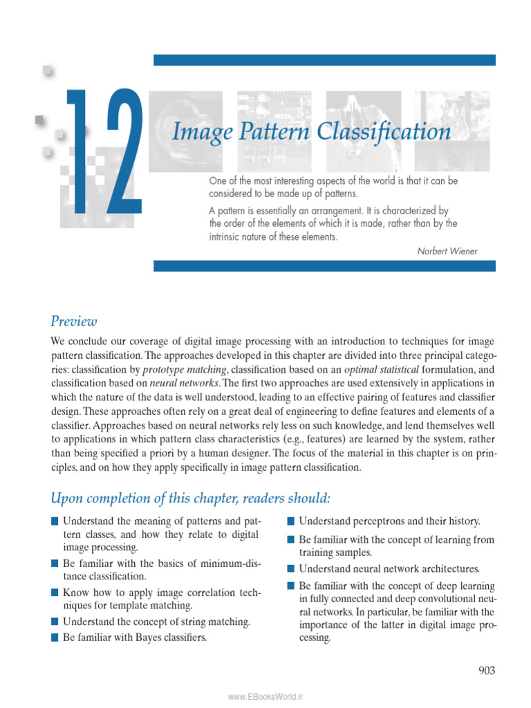 Digital Image Processing, 4e | PDF | Statistical Classification ...