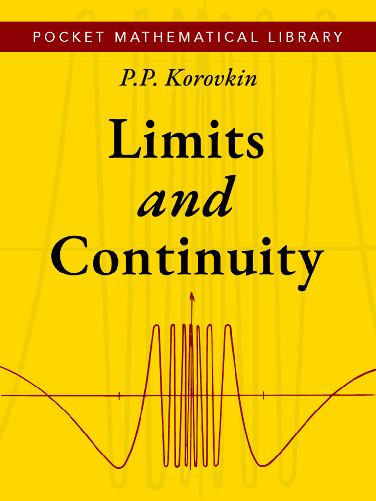 Limits and Continuity - P P Korovkin | PDF | Limit (Mathematics) | Function (Mathematics)