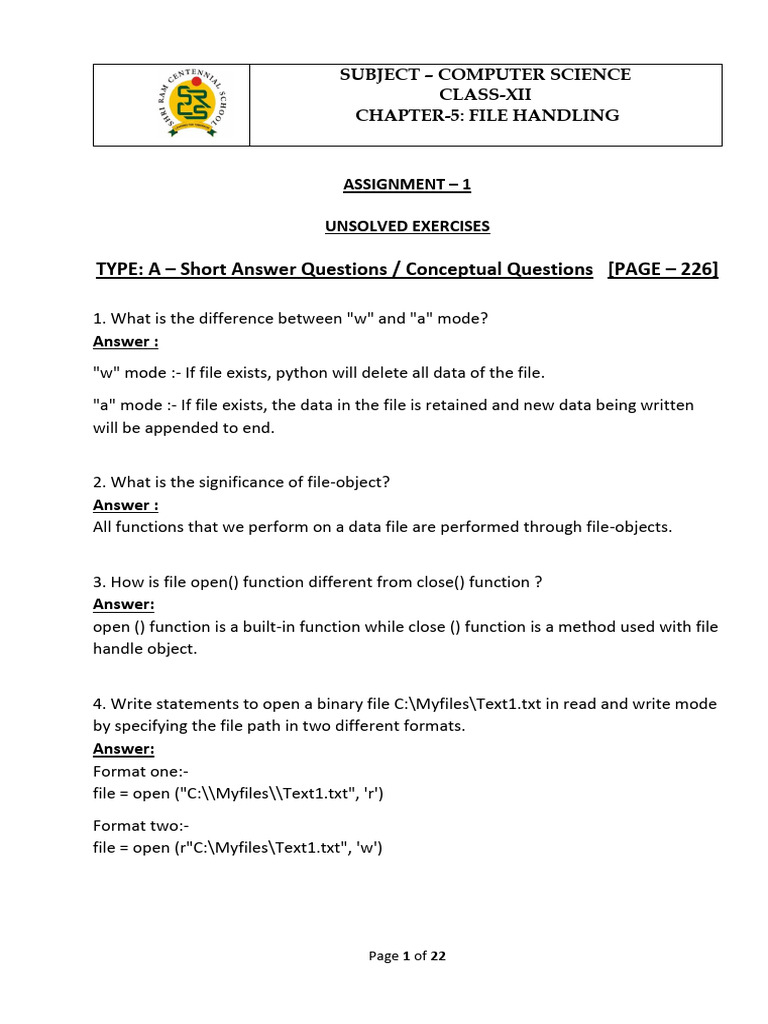 CH 5 Assignment | PDF | Computer File | Text File CH 5 Assignment | PDF | Computer File | Text File