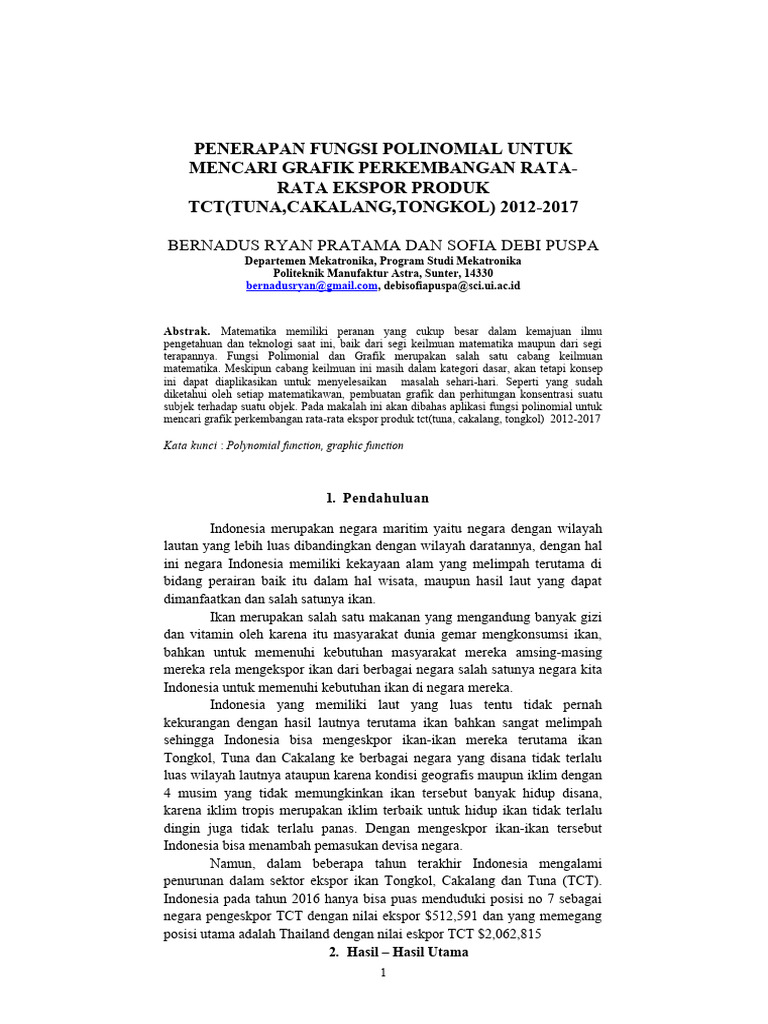 Paper MTK Math Project | PDF