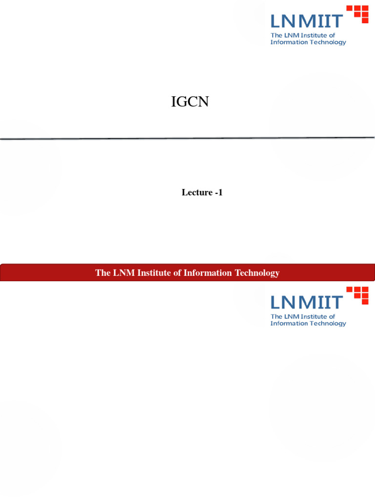 Igcn - 2020 - 1 | PDF | Computer Network | Wireless