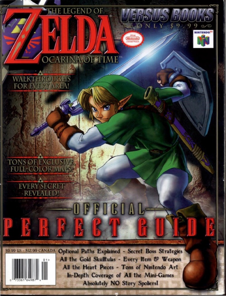 The Legend of Zelda - Ocarina of Time - Official Nintendo Players Guide ...