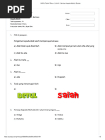 Latihan Jawi Tahun 1 Sambung Huruf | PDF