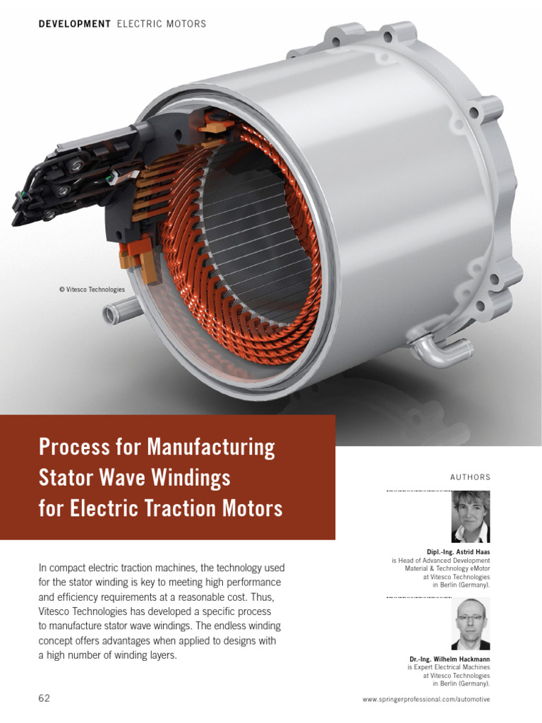 Vitesco Technologies | PDF | Electric Motor | Wire