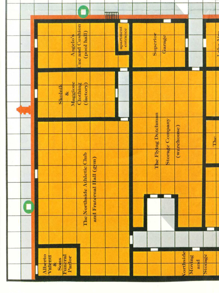 GangBusters [TSR] - MAP - District Map 2 | PDF