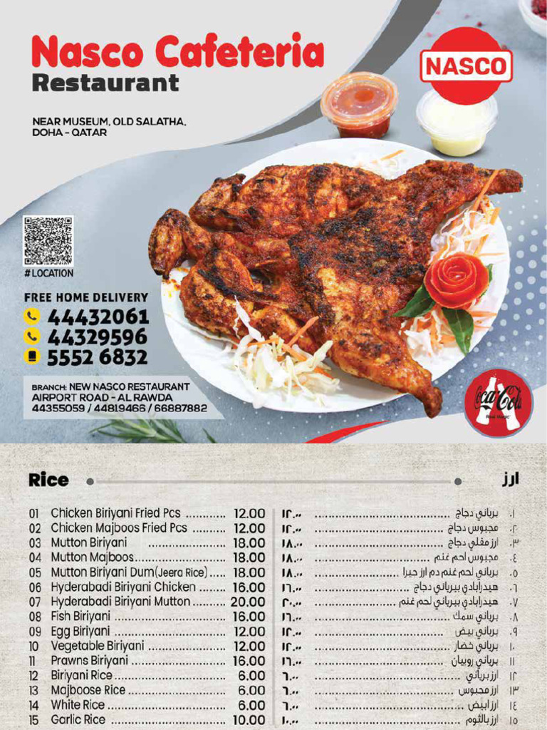 Nasco Menu 2023 Museum SMF | PDF