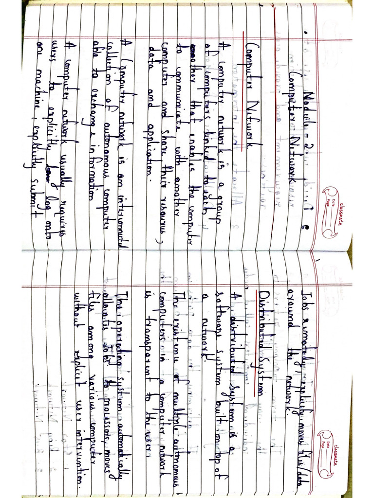 Module 2 Computer Network | PDF