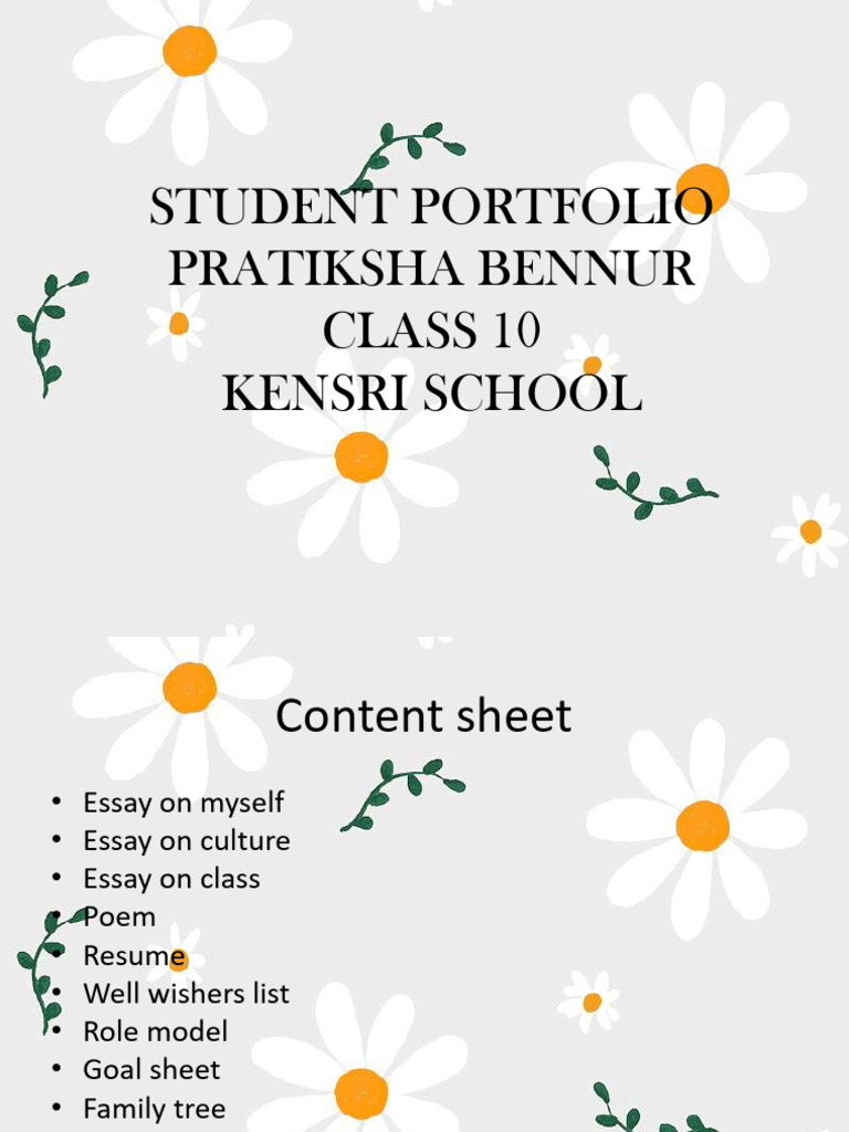 English Portfolio 10TH | PDF | Dharma