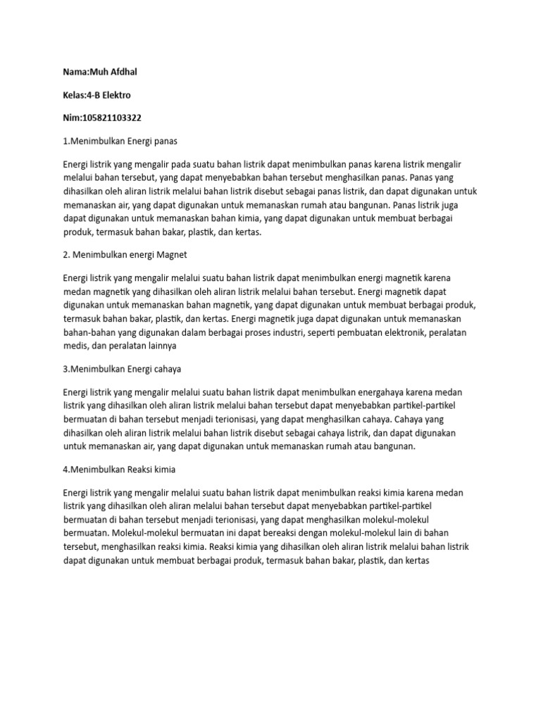 Muh Afdhal (105821103322) Tugas 3 Pengukuran Listrik | PDF Muh Afdhal (105821103322) Tugas 3 Pengukuran Listrik | PDF