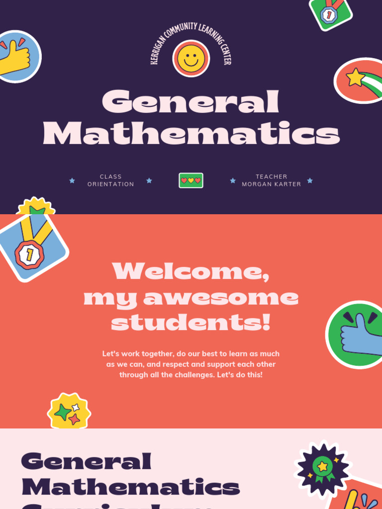 Math Class Orientation Guide | PDF | Mathematics | Algebra