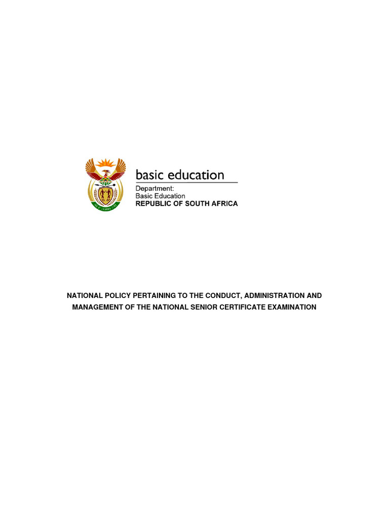 Pol Cond Admin Manage NSC | PDF | Educational Assessment | Curriculum