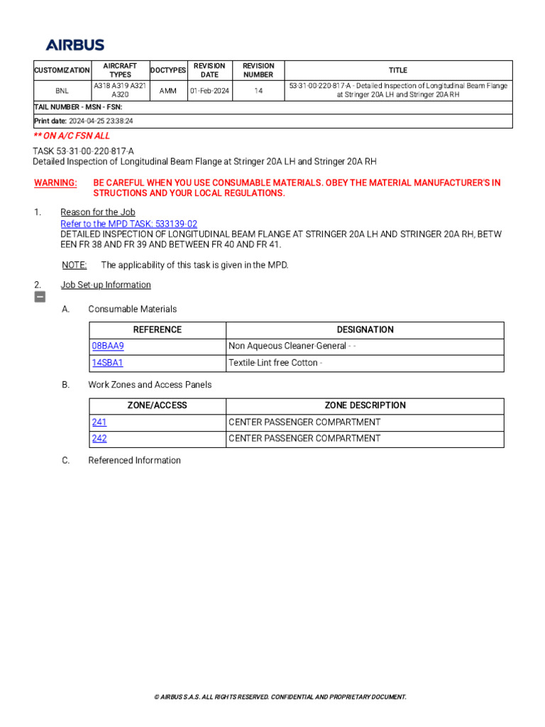 On A/C FSN All | PDF | Aviation | Airliner