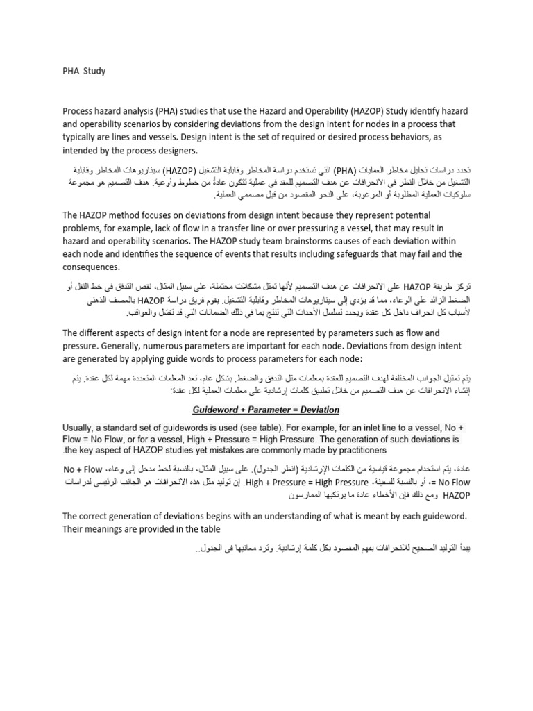 PHA Study | PDF