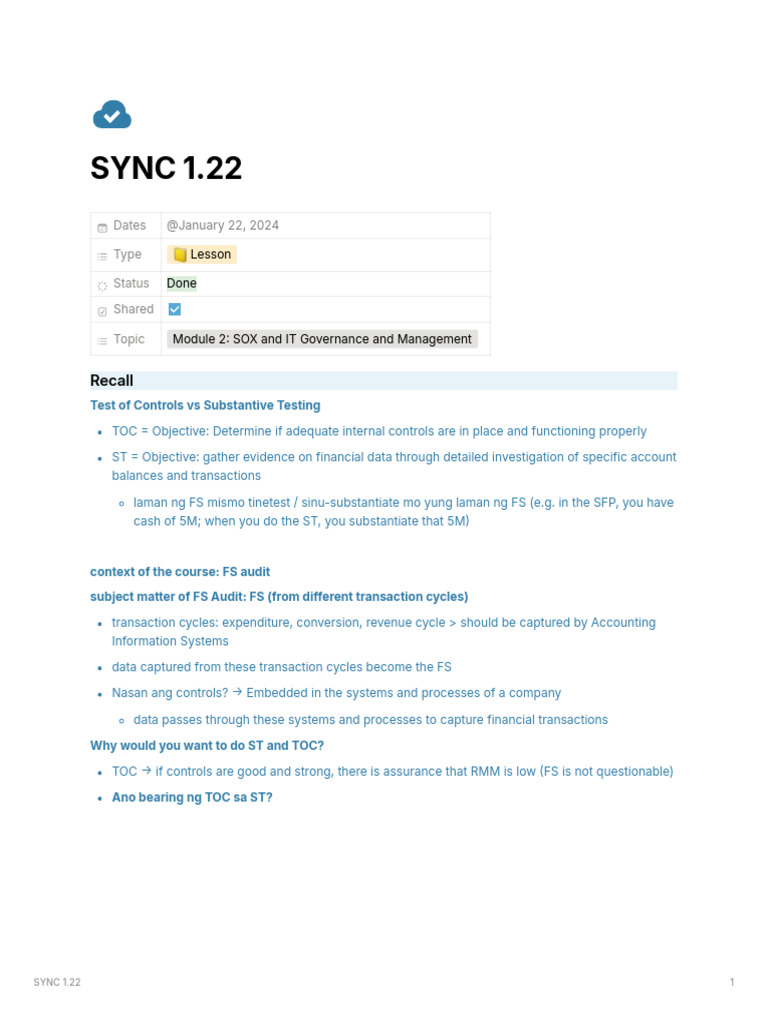 Overview of SOX Sections 302 and 304 | PDF | Internal Control ...