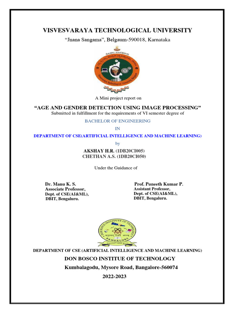 DIP Project Report | PDF | Deep Learning | Machine Learning