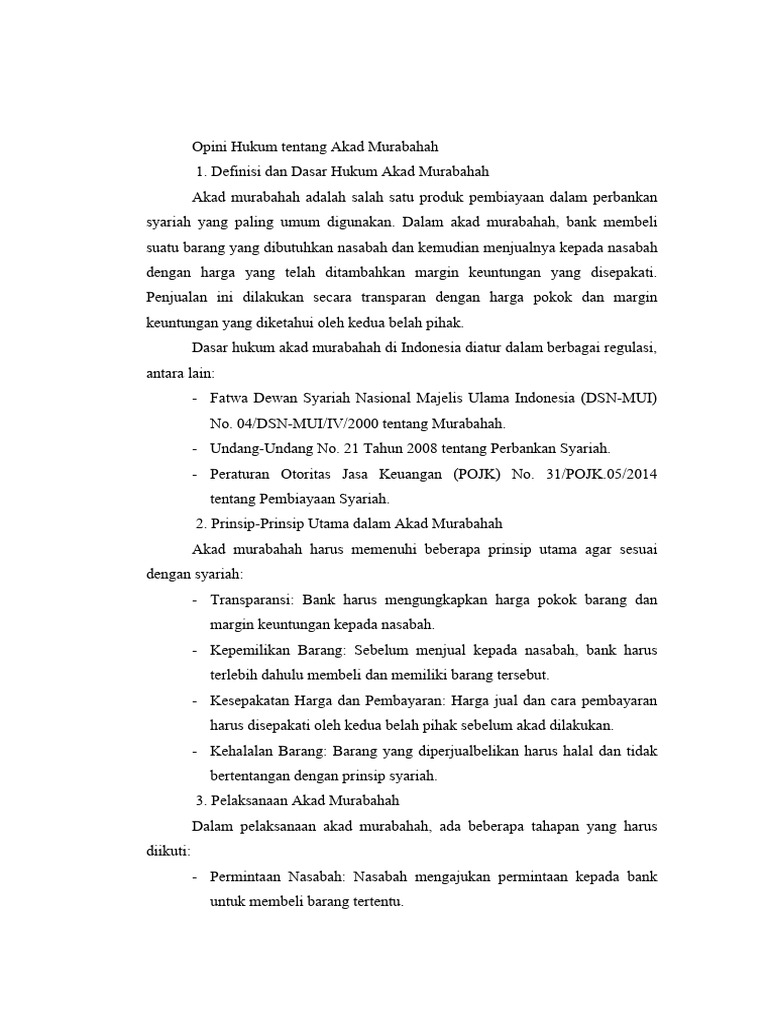 Legal Opini, Akta Perdamaian, Pendapat Mengikat | PDF | Bisnis