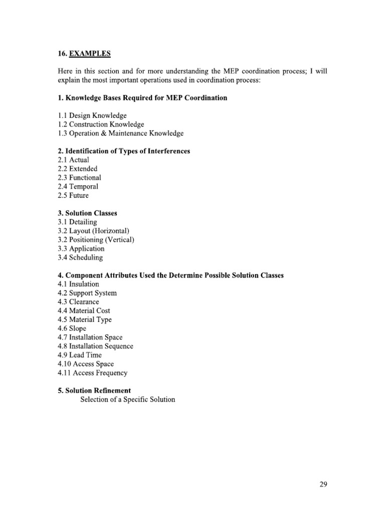 MEP Coordination Process 2_2 | PDF