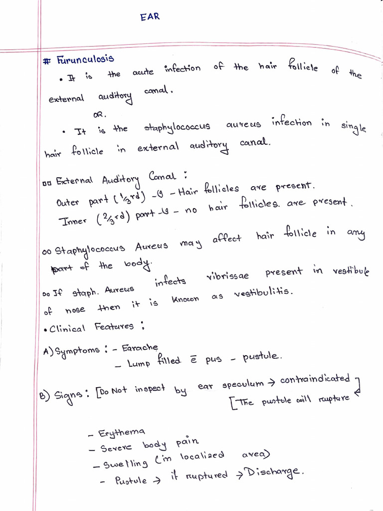 ENT Ward Final 4th Year | PDF