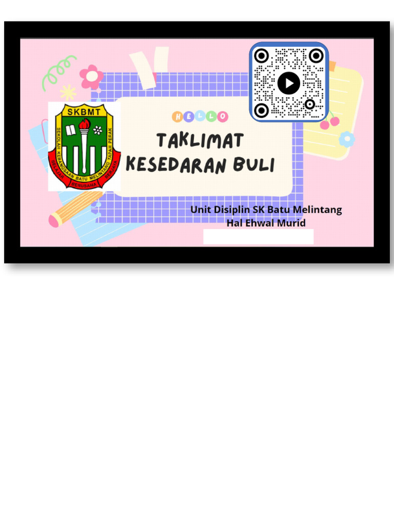 Taklimat Kesedaran Buli | PDF