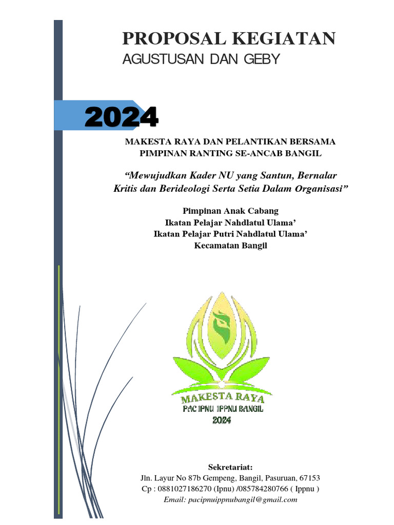 Proposal Makesta Raya Pac | PDF
