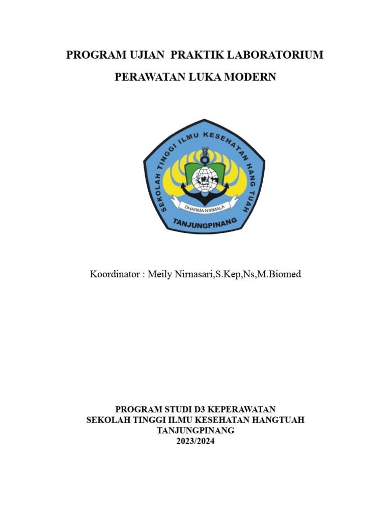 Program Lab Kep - Luka 2023-2024 | PDF | Kesehatan Holistik | Sains ...