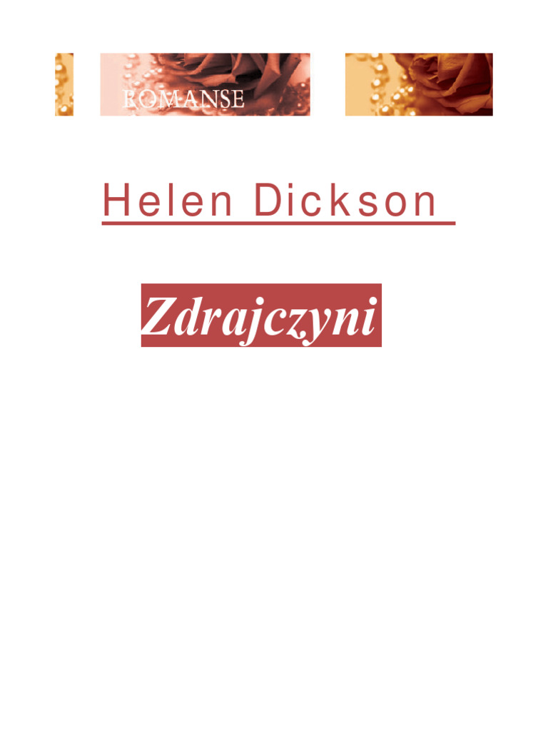 Dickson Helen - Zdrajczyni | PDF
