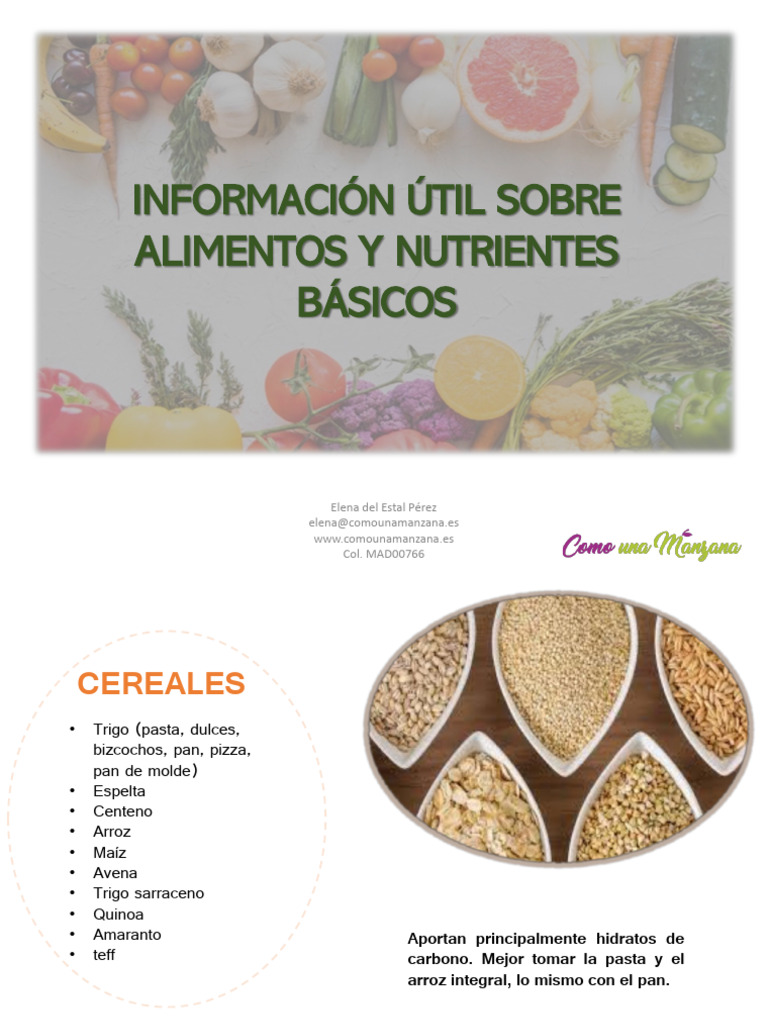 Conceptos Básicos | PDF | ensalada | Vegetales