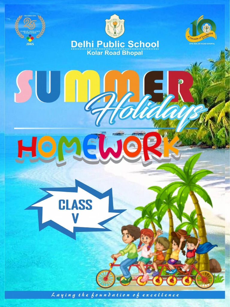 Summer Holiday Homework Overview | PDF | Travel