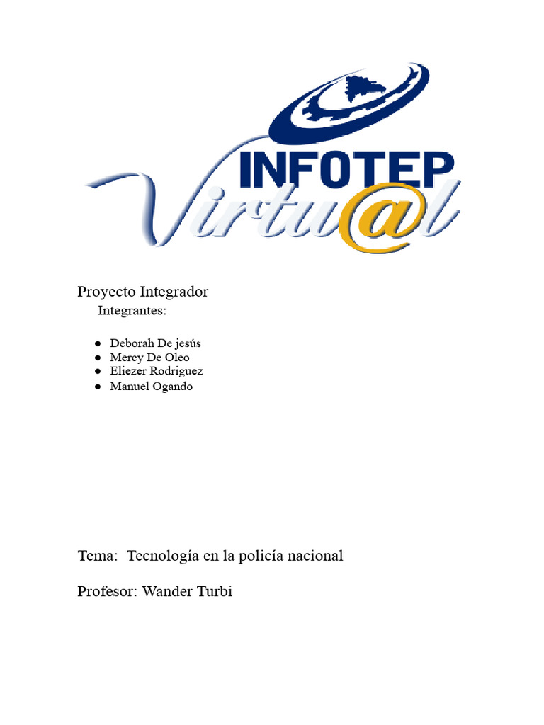 Proyecto Virtual - Infotep | PDF | La seguridad informática | Seguridad