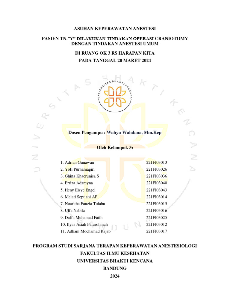 Askan Pada SDH Pre, Intra, Dan Pasca | PDF | Sains & Matematika