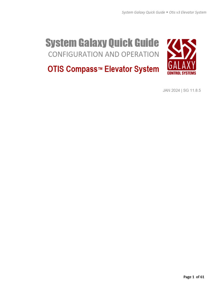 Otis3 ElevatorSystem | PDF | Elevator | Computer Architecture