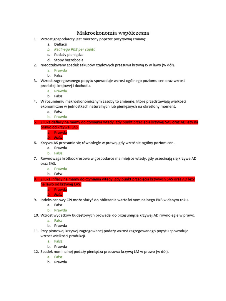 Makro Zrobione Egz | PDF