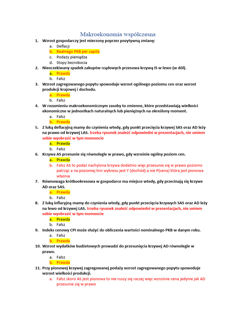 Makro Zrobione Egz | PDF