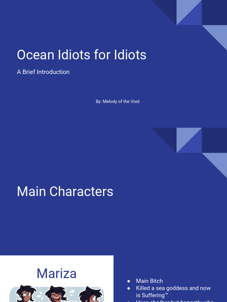 Ocean Idiots For Idiots (Tumblr Version) | PDF | Religion ...